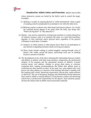 Standard for Athlete Safety Protection US Lacrosse | PDF