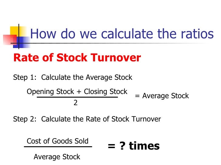 Standard Grade Business Management - Ratios Standard Grade Business Management - Ratios