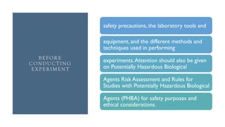 Standard Laboratory Methods and Techniques | PPTX