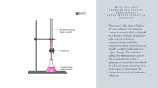 Standard Laboratory Methods and Techniques | PPTX