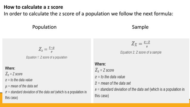 -Standard-normal-distribution.ppt ZSCORE - STANDARD NORMAL DISTRIBUTION ...
