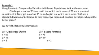 -Standard-normal-distribution.ppt ZSCORE - STANDARD NORMAL DISTRIBUTION ...