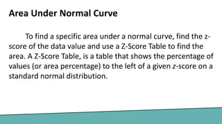 -Standard-normal-distribution.ppt ZSCORE - STANDARD NORMAL DISTRIBUTION ...
