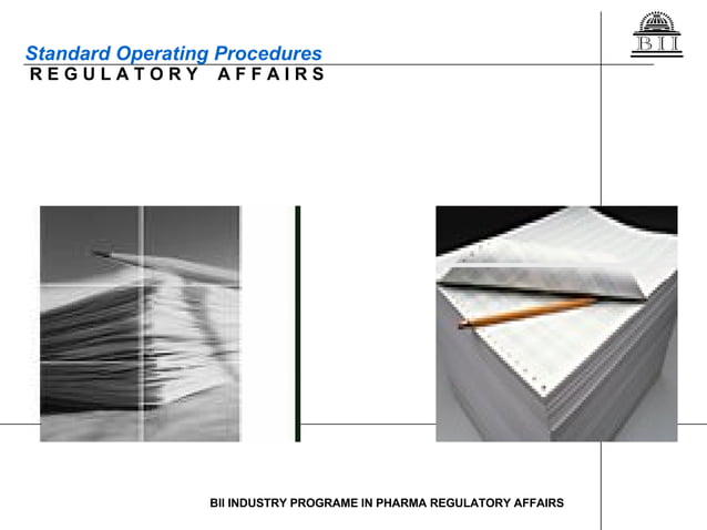 Standard Operating Procedures | PPT