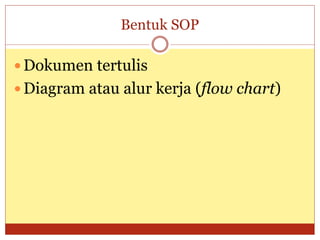 Standard operating-procedures-Basic | PPTX