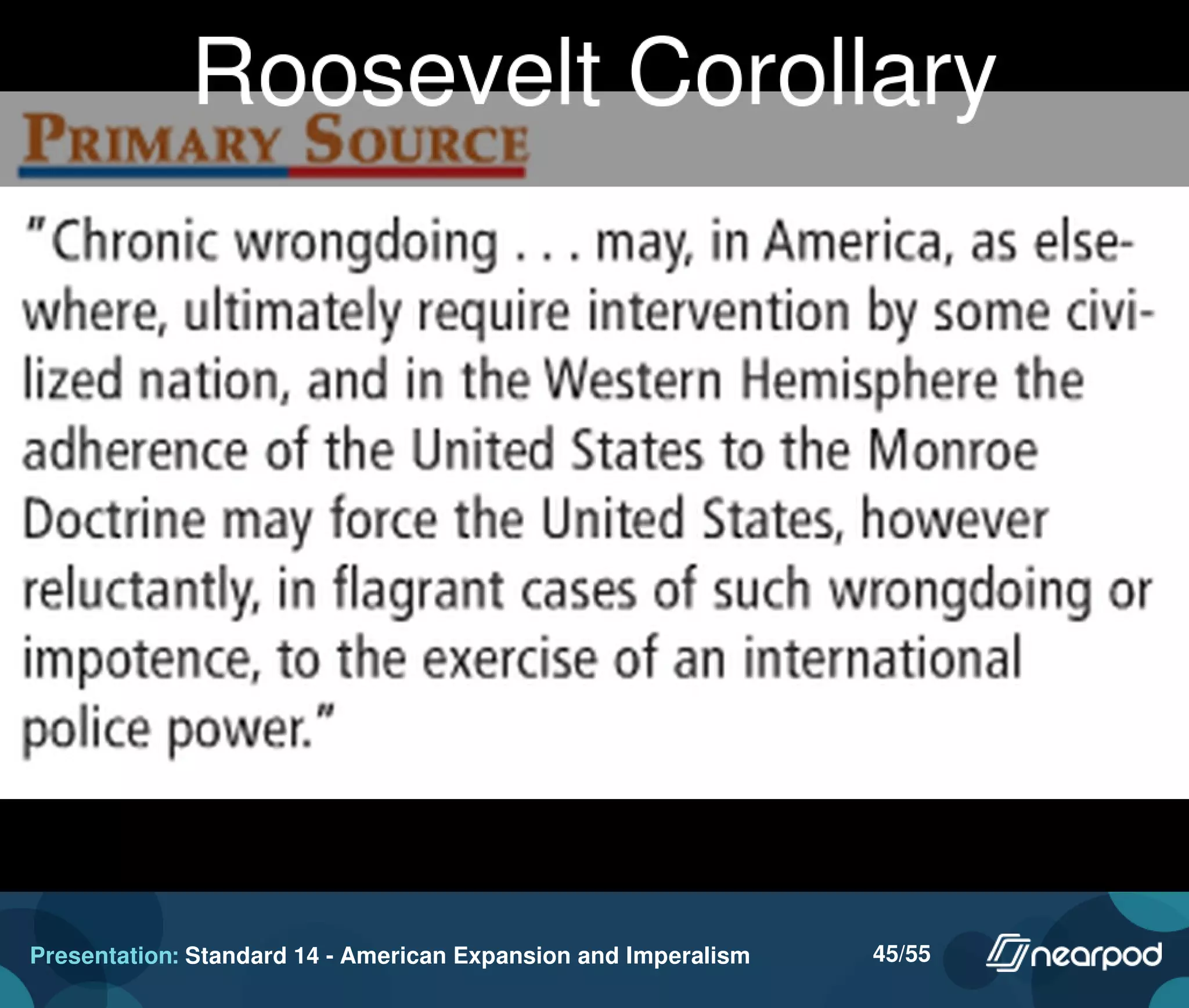 Standard 14 american expansion and imperalism | PDF