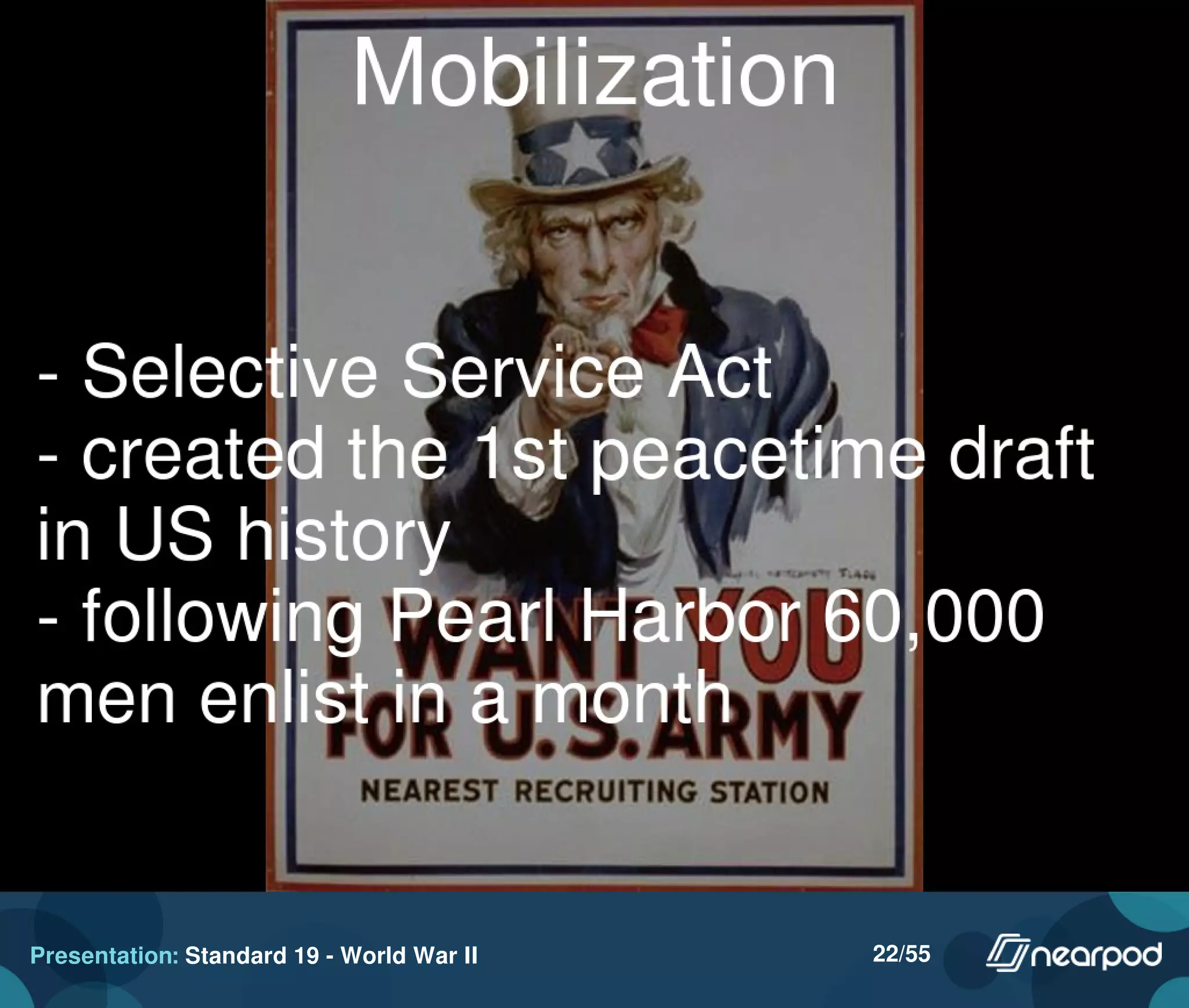 Standard 19 world war ii nearpod | PDF