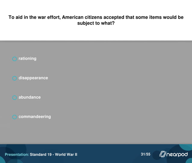 Standard 19 world war ii nearpod | PPT