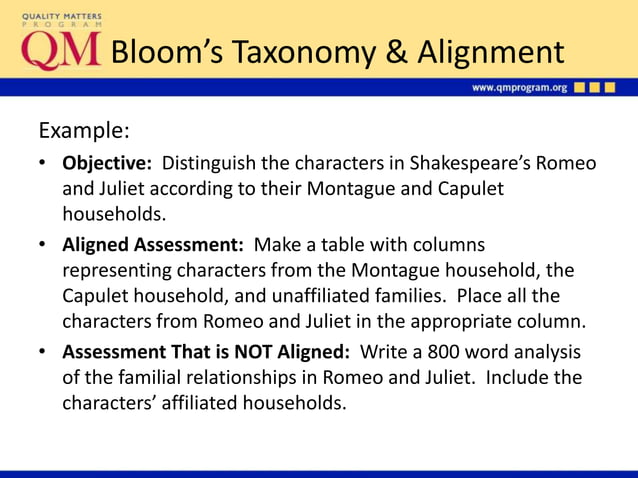 Standard 2 Alignment and Bloom's Taxonomy | PPTX | Educational ...