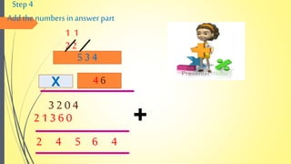 Standard algorithm multiplication | PPTX