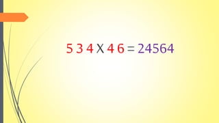 Standard algorithm multiplication | PPTX