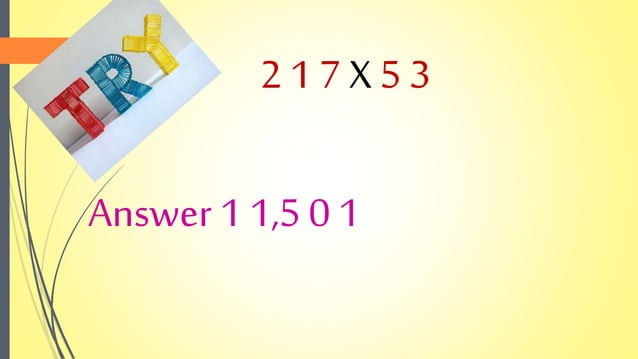 Standard algorithm multiplication | PPTX | Technology & Computing