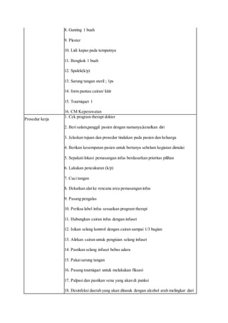 Standar dan standard operating procedure | DOCX