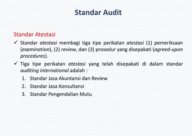 Standard Auditing | PPT