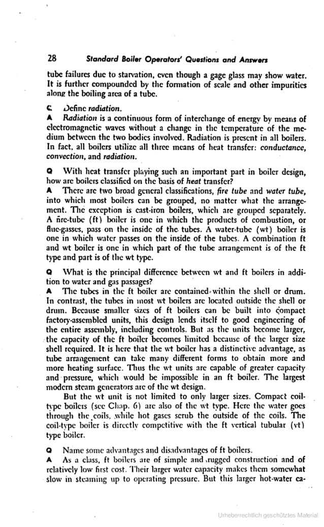 standard operating boiler question and answers | PDF