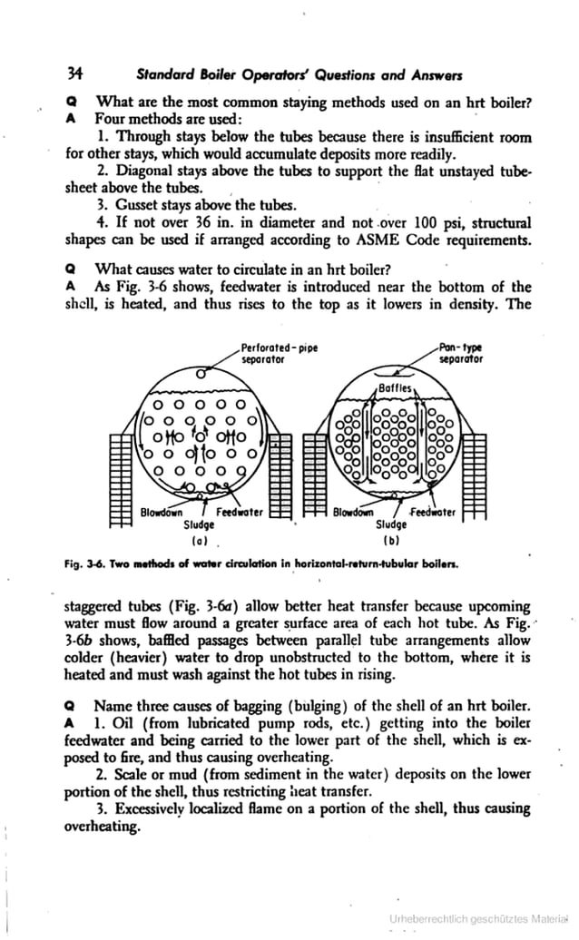 standard operating boiler question and answers | PDF