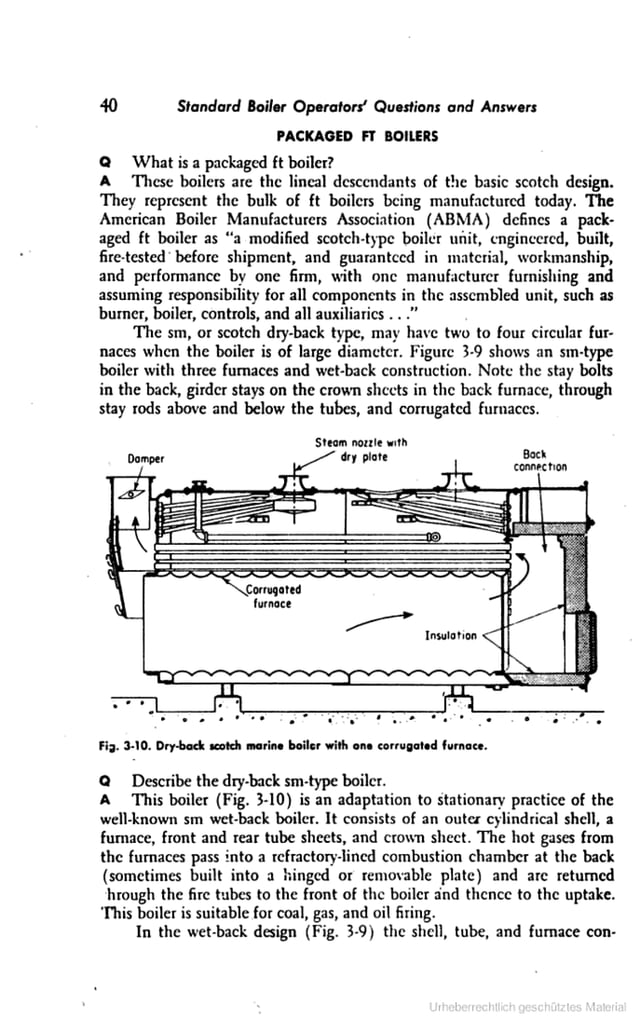 standard operating boiler question and answers | PDF