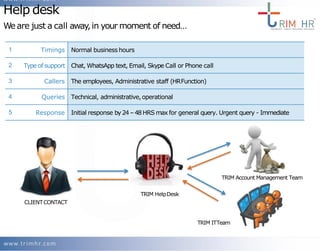 Trim HR - experts in payroll and compliance automation services | PPT