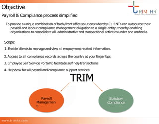 Trim HR - experts in payroll and compliance automation services | PPT