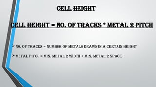 Standard cell guidelines for analog layout | PPTX