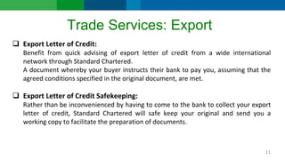 Standard Charted LC slideshares | PPTX | Business Banking & Finance ...