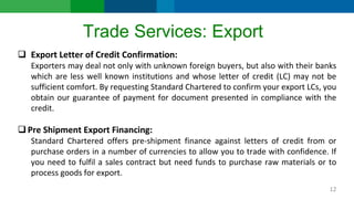 Standard Charted LC slideshares | PPTX | Business Banking & Finance ...