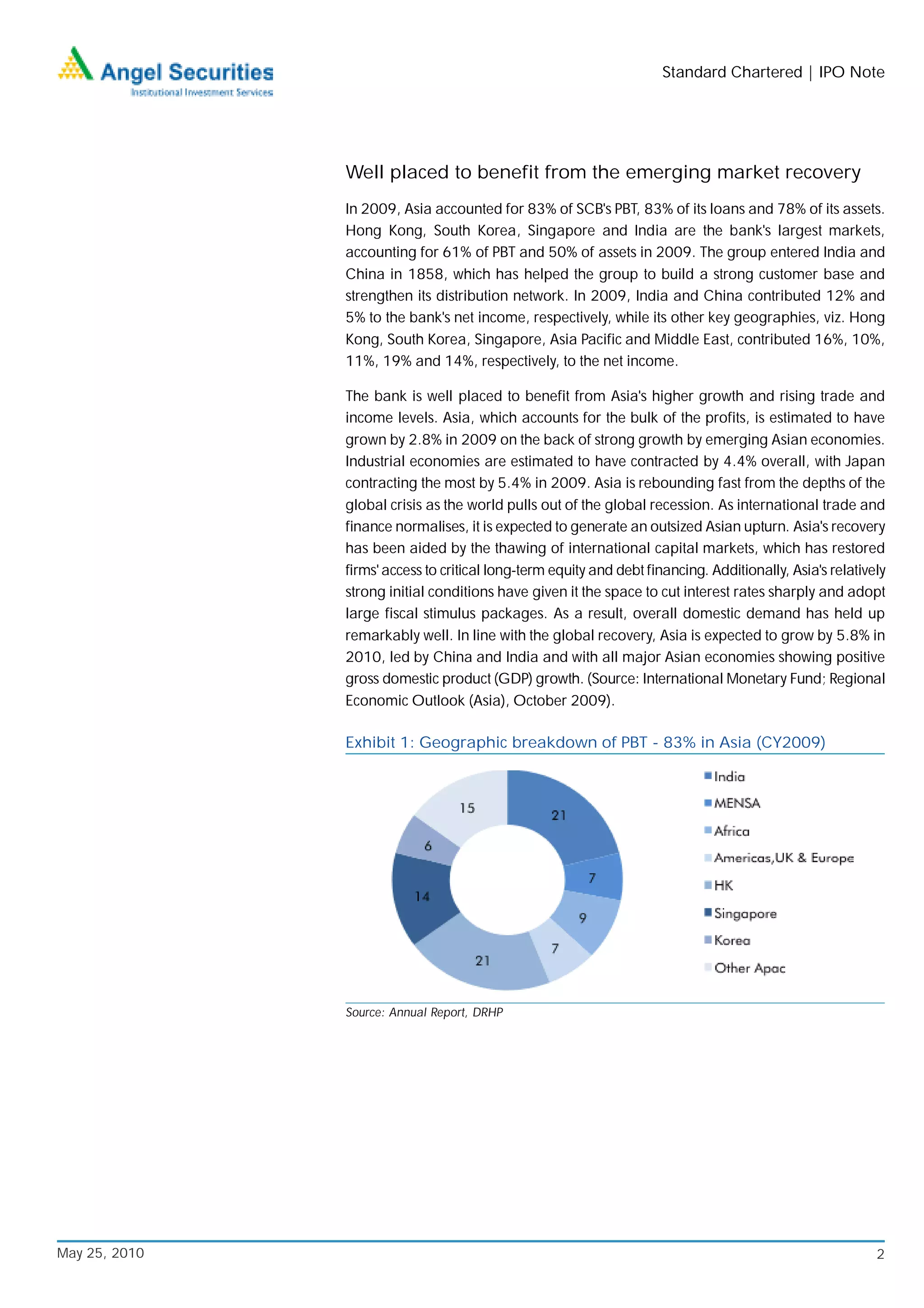 Standard chartered ipo note - 25-05-10 | PDF | Business Banking ...