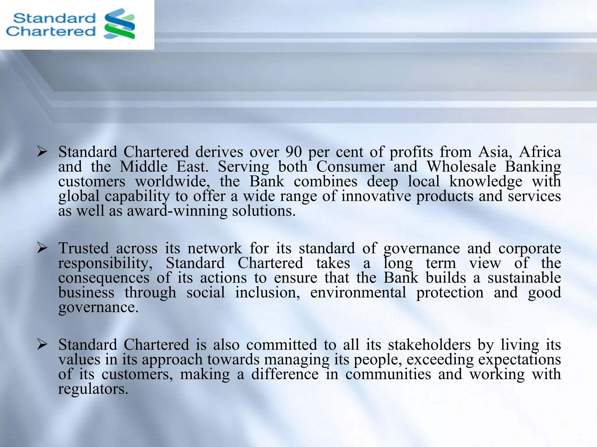 Standard Chartered Bank | PPT