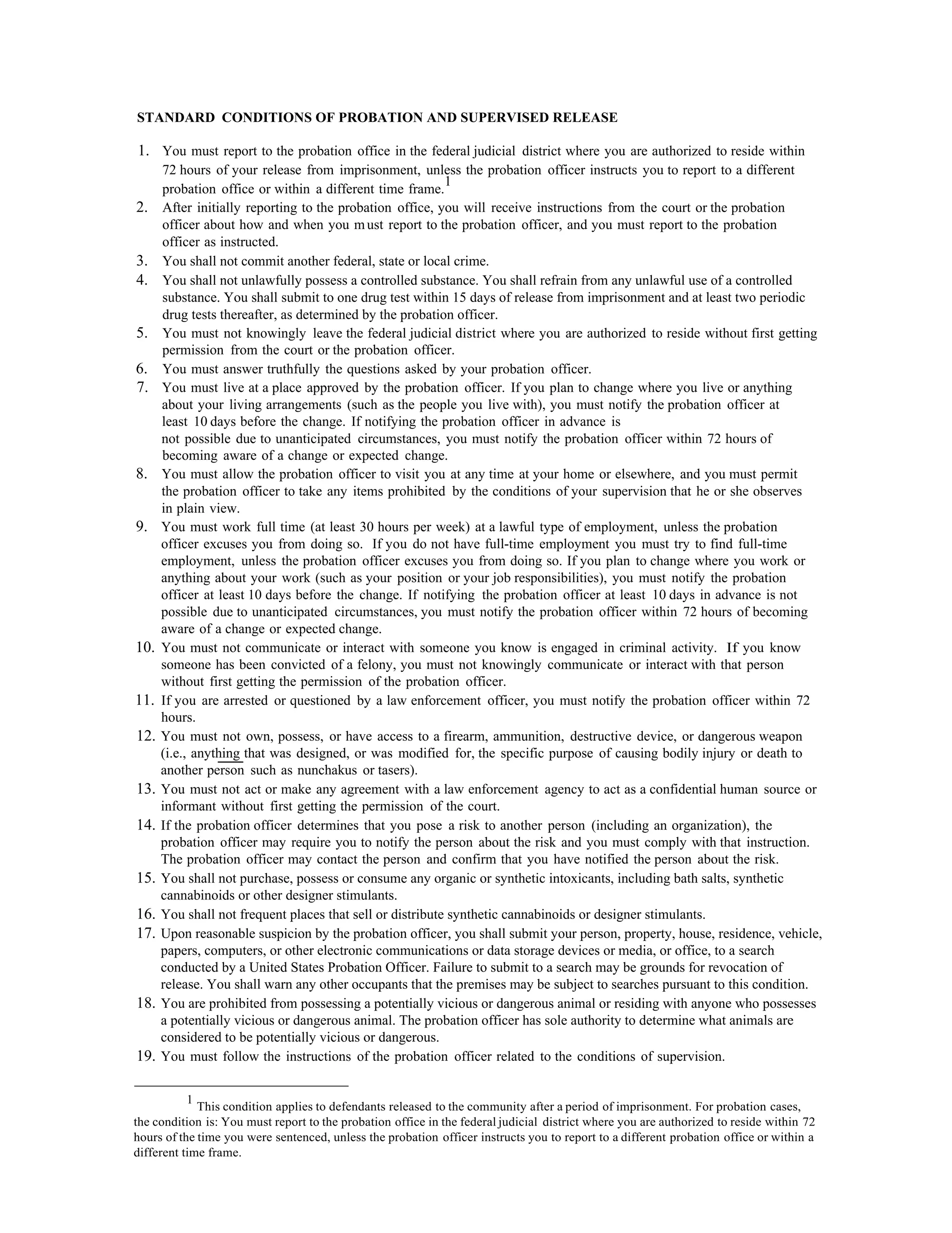 Standard Conditions of Probation and Supervised Release 11-29-16.pdf