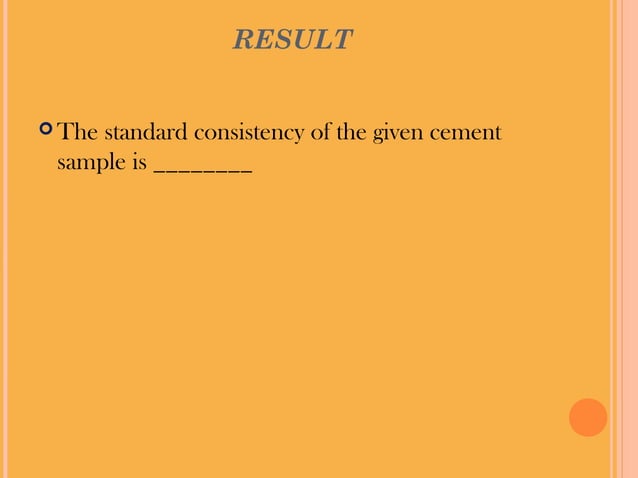 Standard consistency | PPT | Civil Engineering Industry | Industries