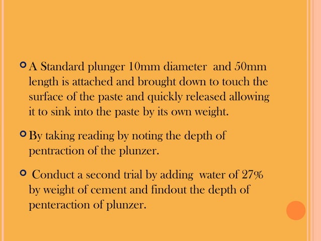 Standard consistency | PPT | Civil Engineering Industry | Industries
