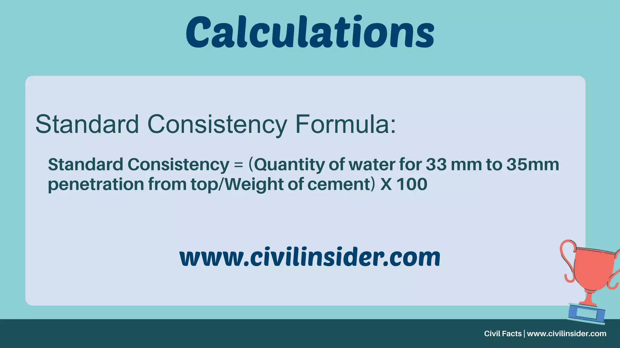 How to determine Standard consistency of cement? | PPTX