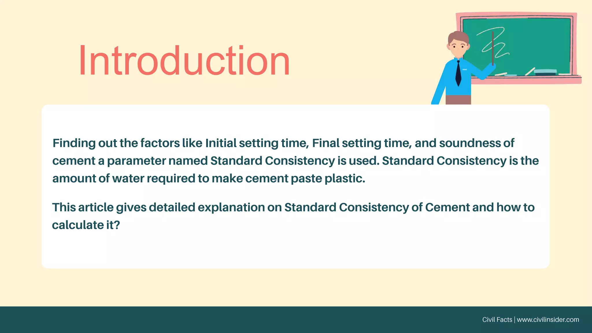 How to determine Standard consistency of cement? | PPTX