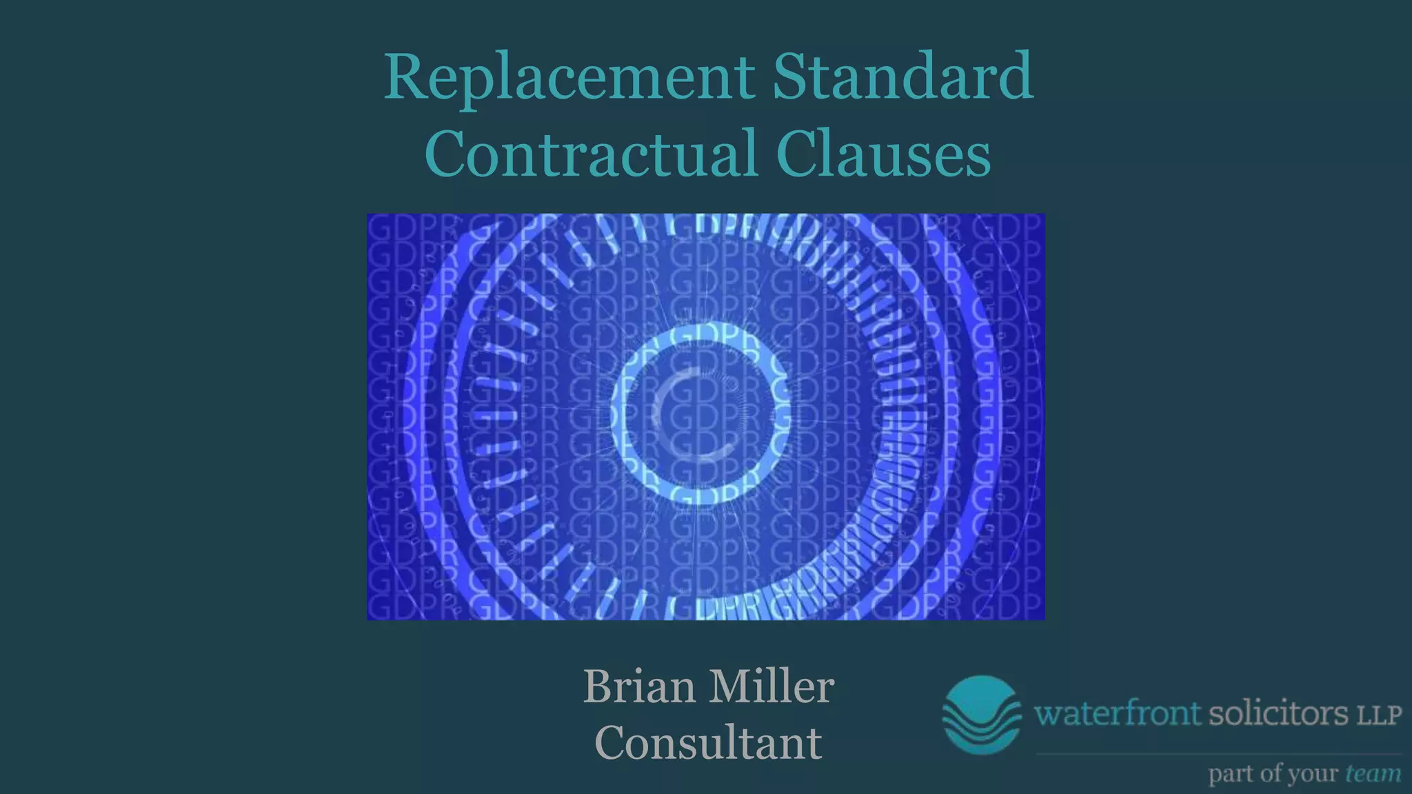 Replacement standard contractual clauses | PPTX