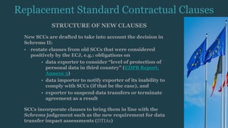 Replacement standard contractual clauses | PPTX