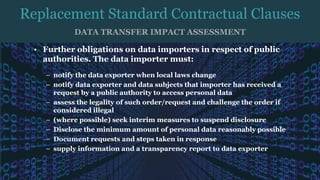 Replacement standard contractual clauses | PPTX