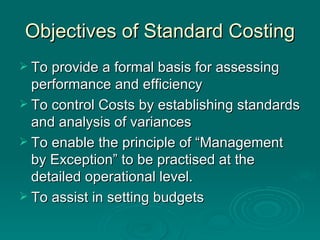 Standard costing | PPT