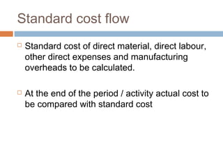 Standard costing | PPT
