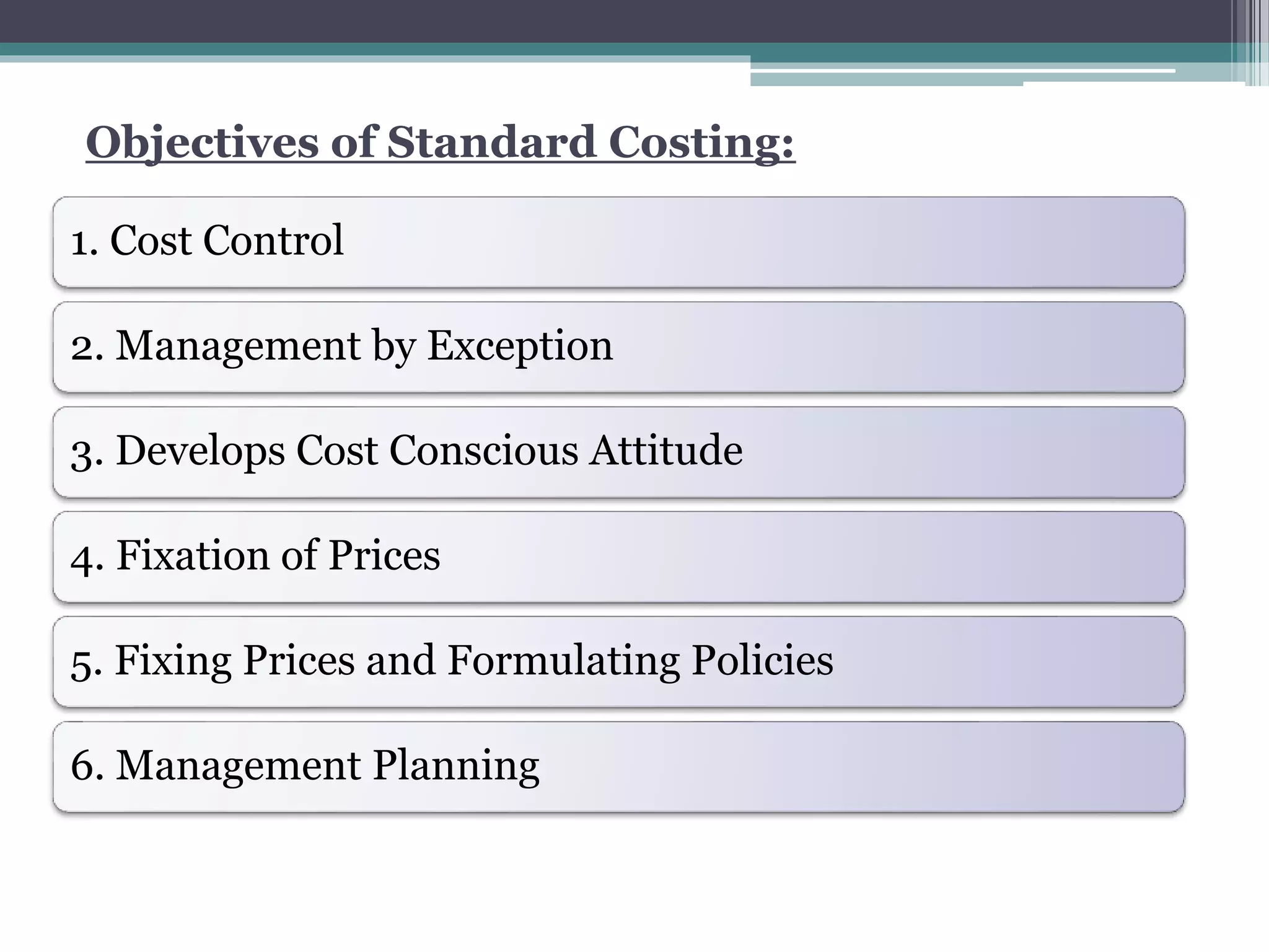 Standard costing | PPTX