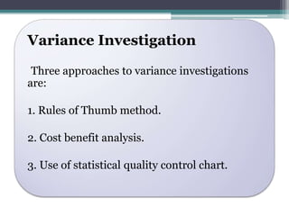 Standard costing | PPTX