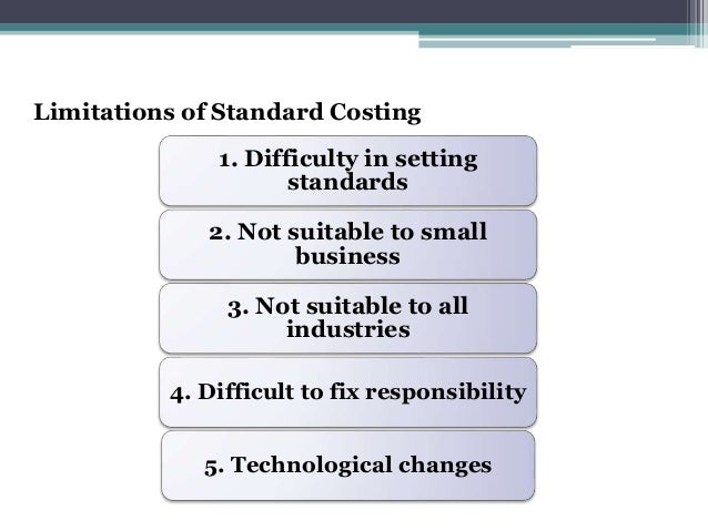 Standard costing Standard costing