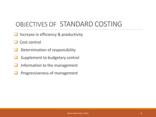 Standard costing | PPTX