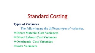 Standard costing | PPT