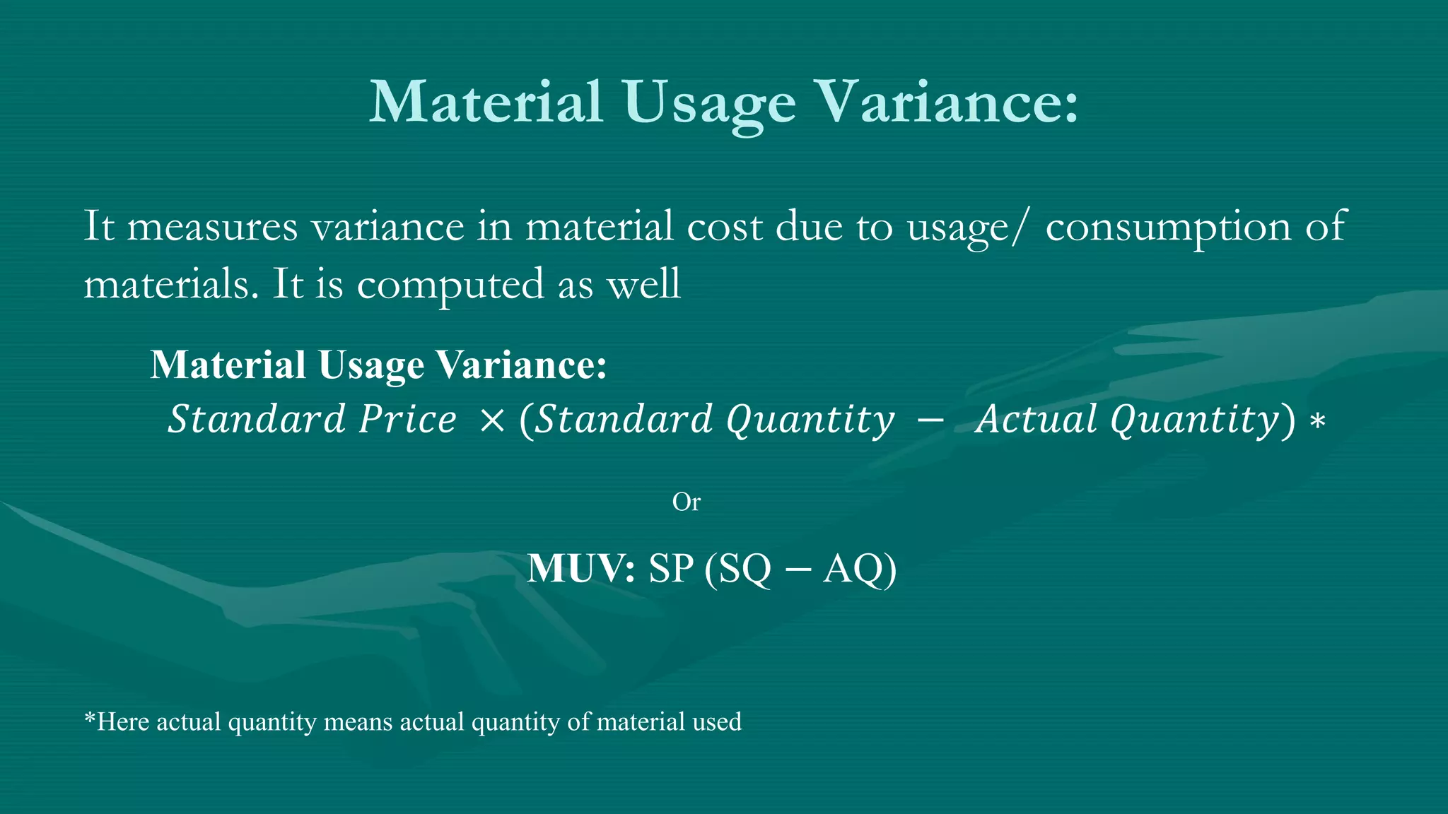Standard costing and Variance Analysis | PDF