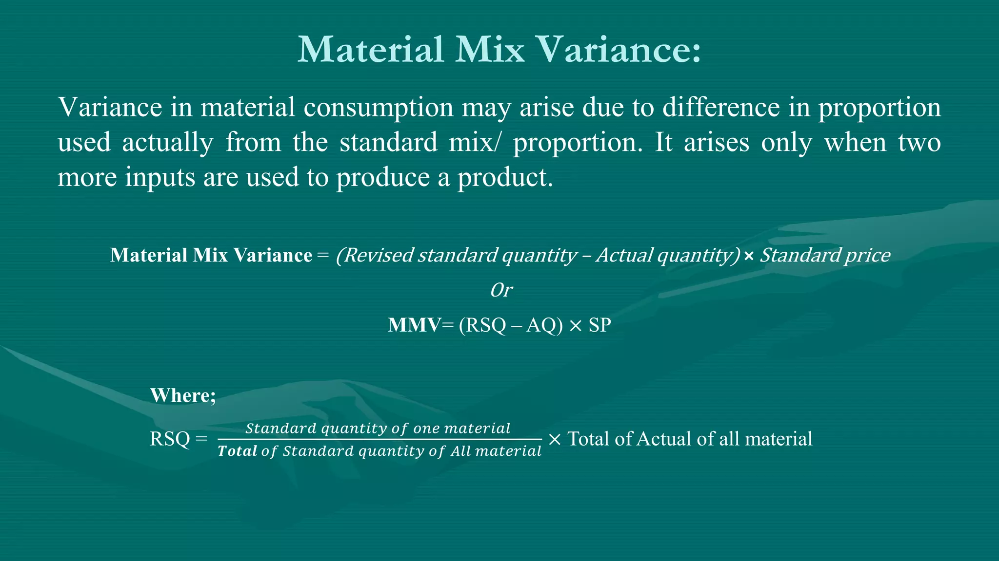Standard costing and Variance Analysis | PDF