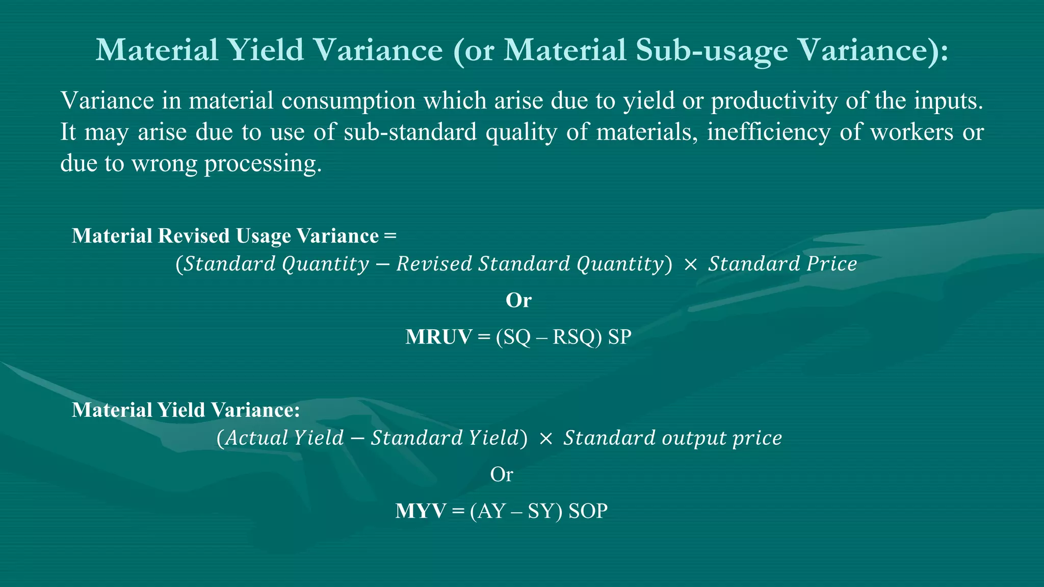Standard costing and Variance Analysis | PDF