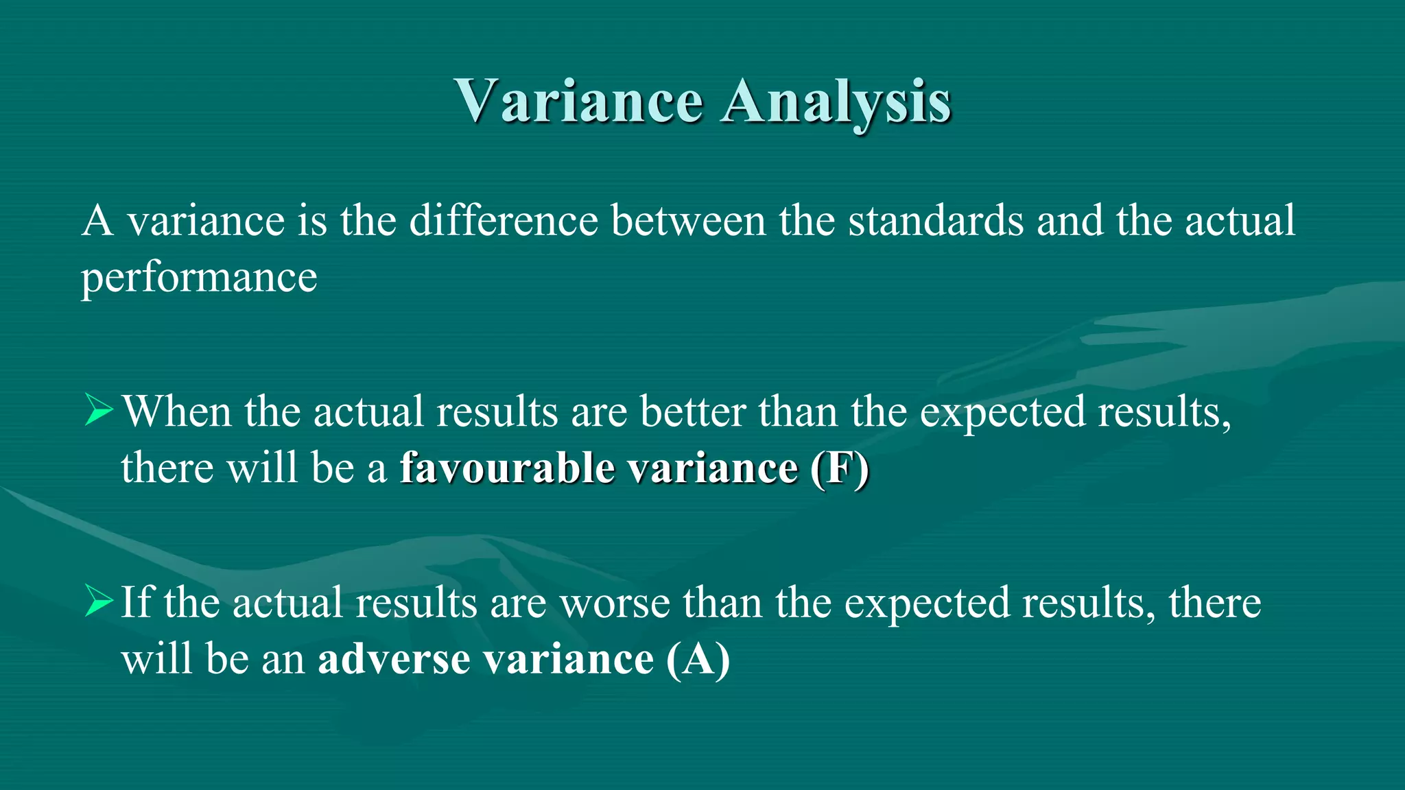 Standard costing and Variance Analysis | PDF