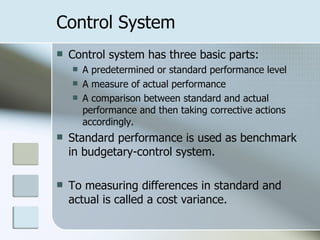 Standard Costing Operational Performance Measures And | PPT