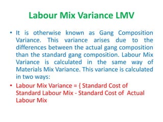 Standard costing PPT | PPTX