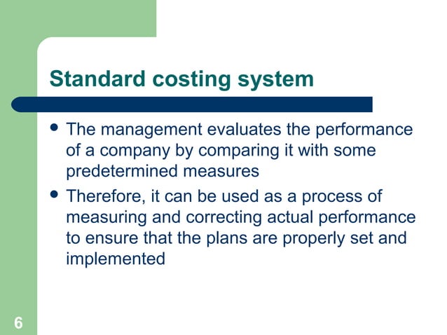 Standard costing presentation | PPT